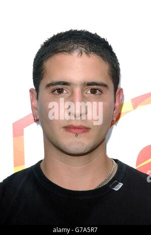 Singer Kristian Leontiou during his guest appearance on MTV TRL UK at ...