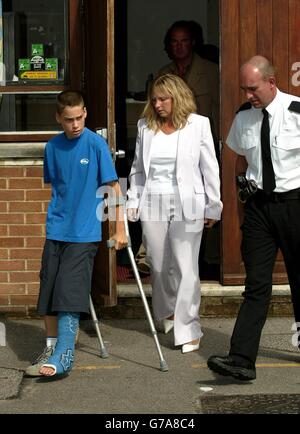 Sheila Fisher at a Hampshire Police press conference in Lyndhurst, with ...