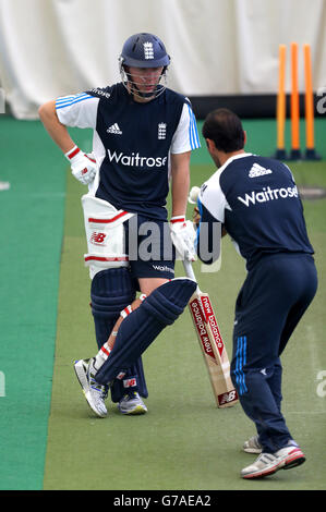 England Batting Coach Mark Ramprakash before a nets session at Lord's ...
