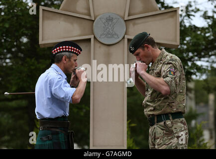 Dreghorn barracks handover ceremony Stock Photo - Alamy