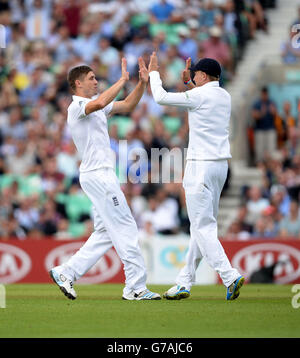 India's Ravichandran Ashwin, celebrates the wicket England's Ben ...