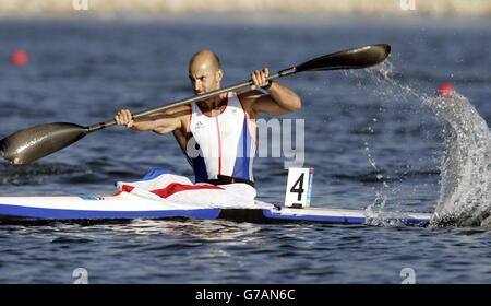 Great Britain's Ian Wynne from Tonbridge celebrates after winning a ...