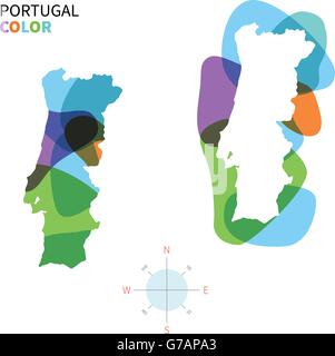 portugal green map Stock Vector Image & Art - Alamy