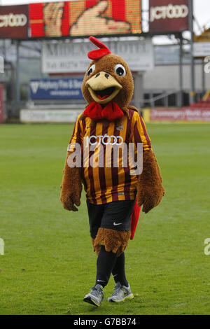 Bradford City mascot Billy Bantam during the Sky Bet League Two match ...