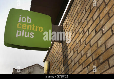 Job centre stock. The entrance to a Jobcentre Plus in Stratford, East ...