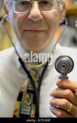 Dr Laurence Buckman poses in his practice room at the Temple Fortune ...