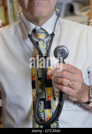 Dr Laurence Buckman poses in his practice room at the Temple Fortune ...