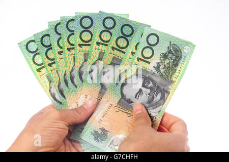 Australian $100 notes Stock Photo: 121261745 - Alamy