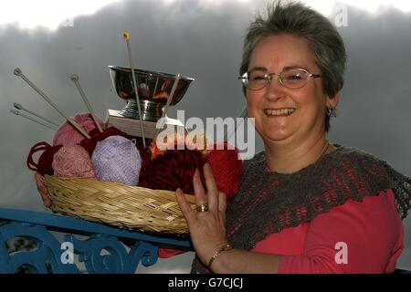 World Championship speed knitting competition Stock Photo: 107842688 ...