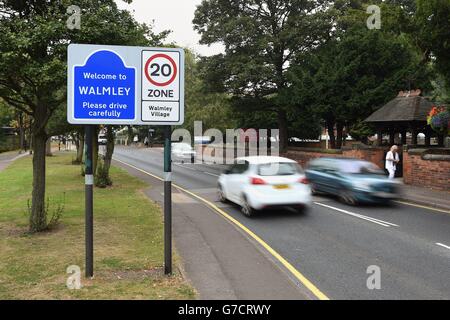 Walmley village sign, Sutton Coldfield, West Midlands, England, UK ...