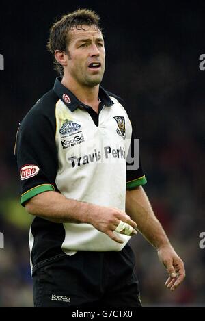 Corne Krige of Northampton during the Zurich Premiership match with ...