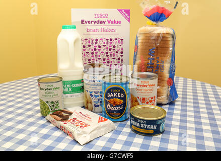 Tesco profit report Stock Photo - Alamy