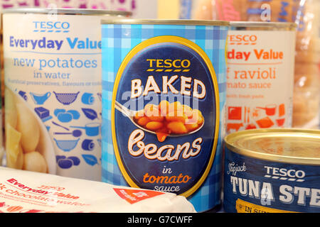 Tesco profit report. 250 million Stock Photo - Alamy