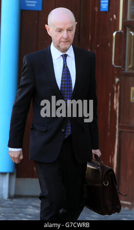 Pathologist with the Belfast Trust Dr Brian Herron leaving Carrick-on ...