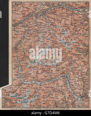 TYROL/ UPPER INNTHAL ÖTZTHALER ORTLER STUBAIER ALPEN topo-map. Austria ...