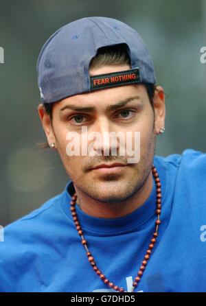 Former Boyzone member and actor Shane Lynch from the Sky One series ...