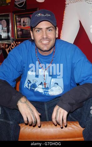 Former Boyzone member and actor Shane Lynch from the Sky One series ...