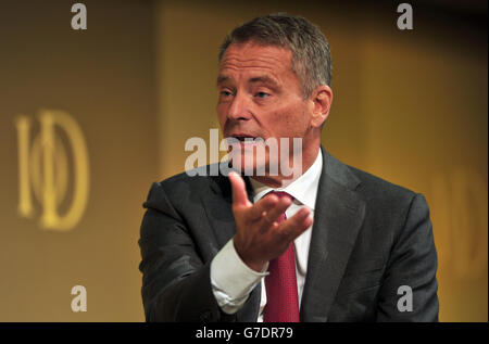 Carl-Henric Svanberg, Chairman of BP and Volvo, speaks during the ...