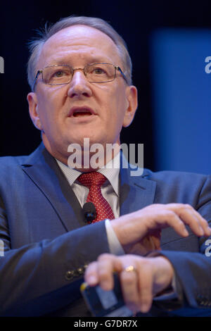 Tom Johnstone, CEO of SKF and AB, speaks during the Institute of ...