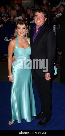 Shane Richie and his wife at The National TV Awards, the Royal Albert ...
