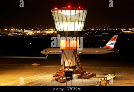 The top section of the new Control Tower at Heathrow Airport, London ...