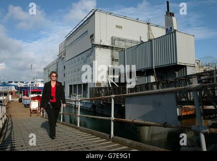 HMP Weare, Prison Ship, Portland Port, Dorset, Britain UK Stock Photo ...