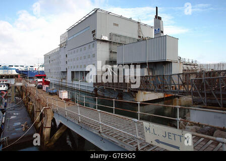 HMP Weare, Prison Ship, Portland Port, Dorset, Britain UK Stock Photo ...