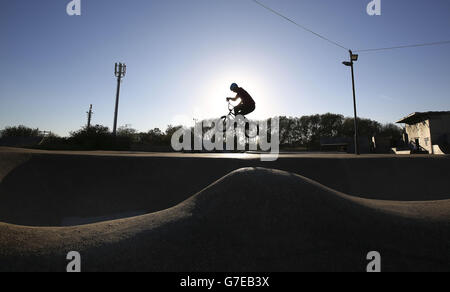 Rom skatepark becomes grade II listed Stock Photo - Alamy