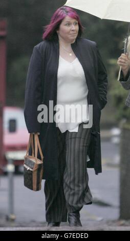 Lizzy Bardsley, star of TV's 'Wife Swap', arrives at Rochdale ...