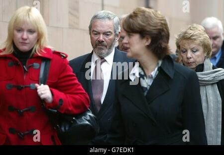 Cindy Eaton, the mother of murdered policeman Ian Broadhurst arrives at ...