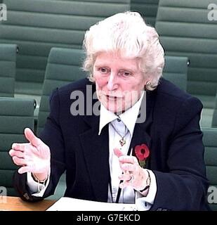Dame Elizabeth Butler-Sloss attending the Constitutional affairs select ...