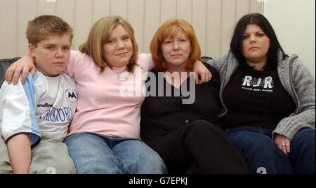 Widow Deborah Martin, wife of train driver Stan Martin, talks with the ...
