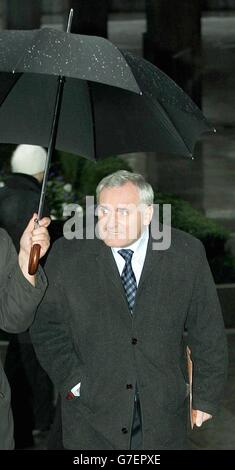 Taoiseach Bertie Ahern pictured with the new Cardinal Sean Brady after ...