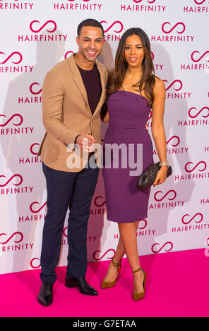 London, UK. Marvin Humes and wife Rochelle Humes at The World Premiere ...