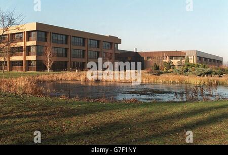 The Williams Factory at Grove, Oxfordshire. The Williams factory Stock ...