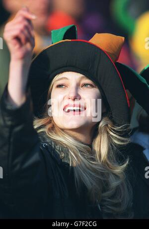 International Rugby. France v South Africa. Andre Markgraaff Coach ...