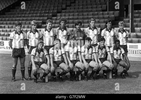 Reading Football Club team photograph for the 1983/84 season. (back row ...