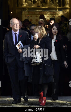 Gyles Brandreth and his wife Michele Brown arrive for the Back To The ...