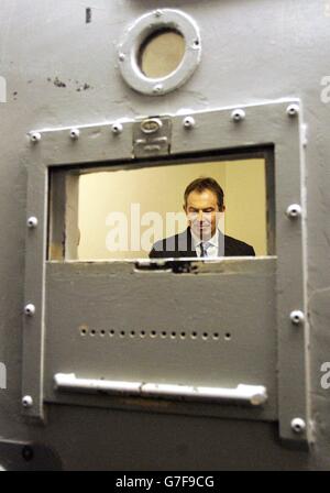 Tony Blair - Slough Police Station Stock Photo - Alamy