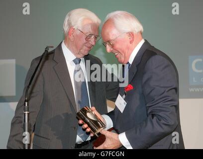 Lord Brian Rix (left) and Lord Ashley during the ePolitix Charity ...