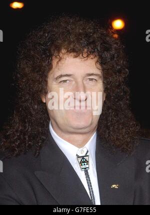 Brian May arrives for the Variety Club of Great Britain Showbusiness ...