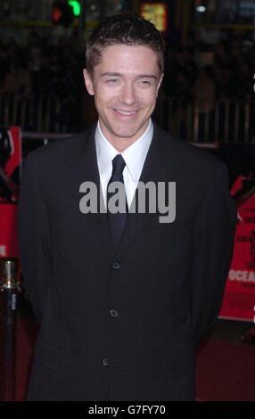 Topher Grace at the premiere of OCEAN'S TWELVE in Los Angeles, December ...
