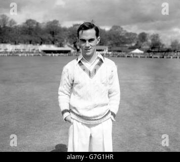 The young Australian cricketer Ian Craig pictured during the opening ...