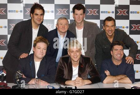 The X Factor Finalists (from left to right) Matt Linnen, Alisah ...
