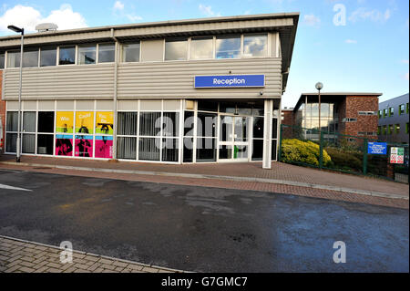 Harlow College stock. Stock photo of the main reception block at Harlow ...
