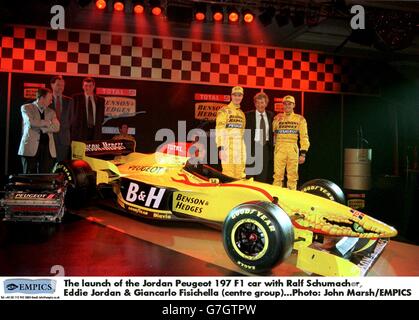 F1, Giancarlo Fisichella, Jordan Peugeot, germanGP 1997, Hockenheim ...