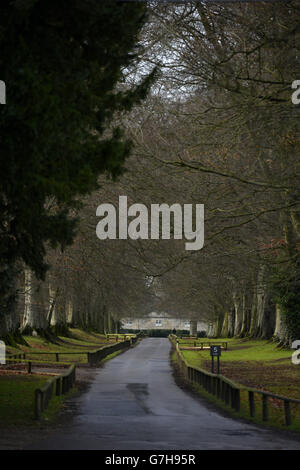 General view of the entrance to Babington House in Somerset Stock Photo ...