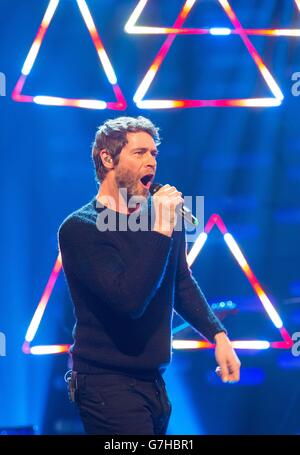 Take That during the filming of the Graham Norton Show at BBC ...