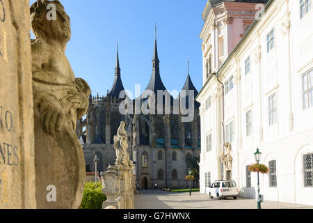 Jesuit College and Cathedral of St. Barbara - Kutna Hora, Czech ...
