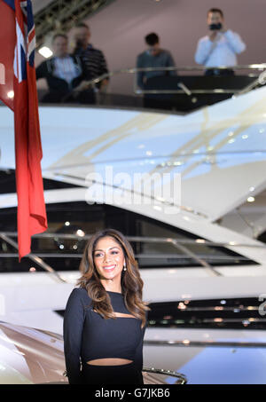 Nicole Scherzinger unveils Sunseeker International's new boat, the ...